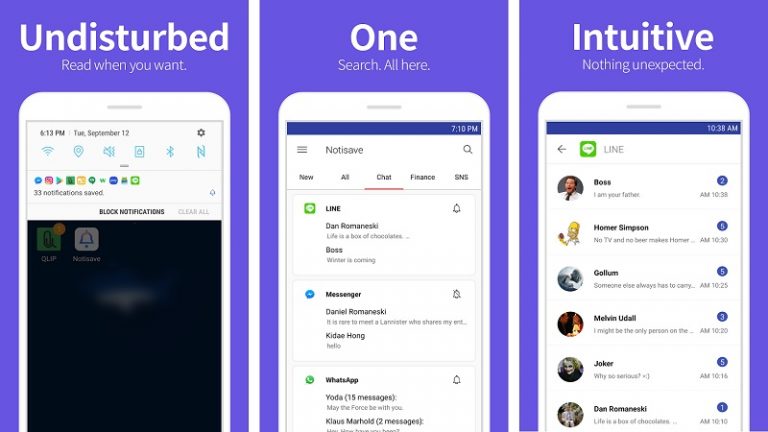 دانلود برنامه Notisave برای خواندن پیام های دریافتی بدون سین کردن